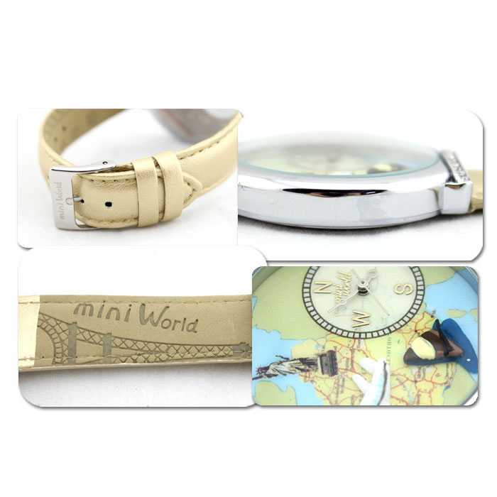 Around The World Map Polymer Clay Watch on Luulla